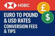 HSBC Euro To Pound USD Rates Conversion Fees Tips